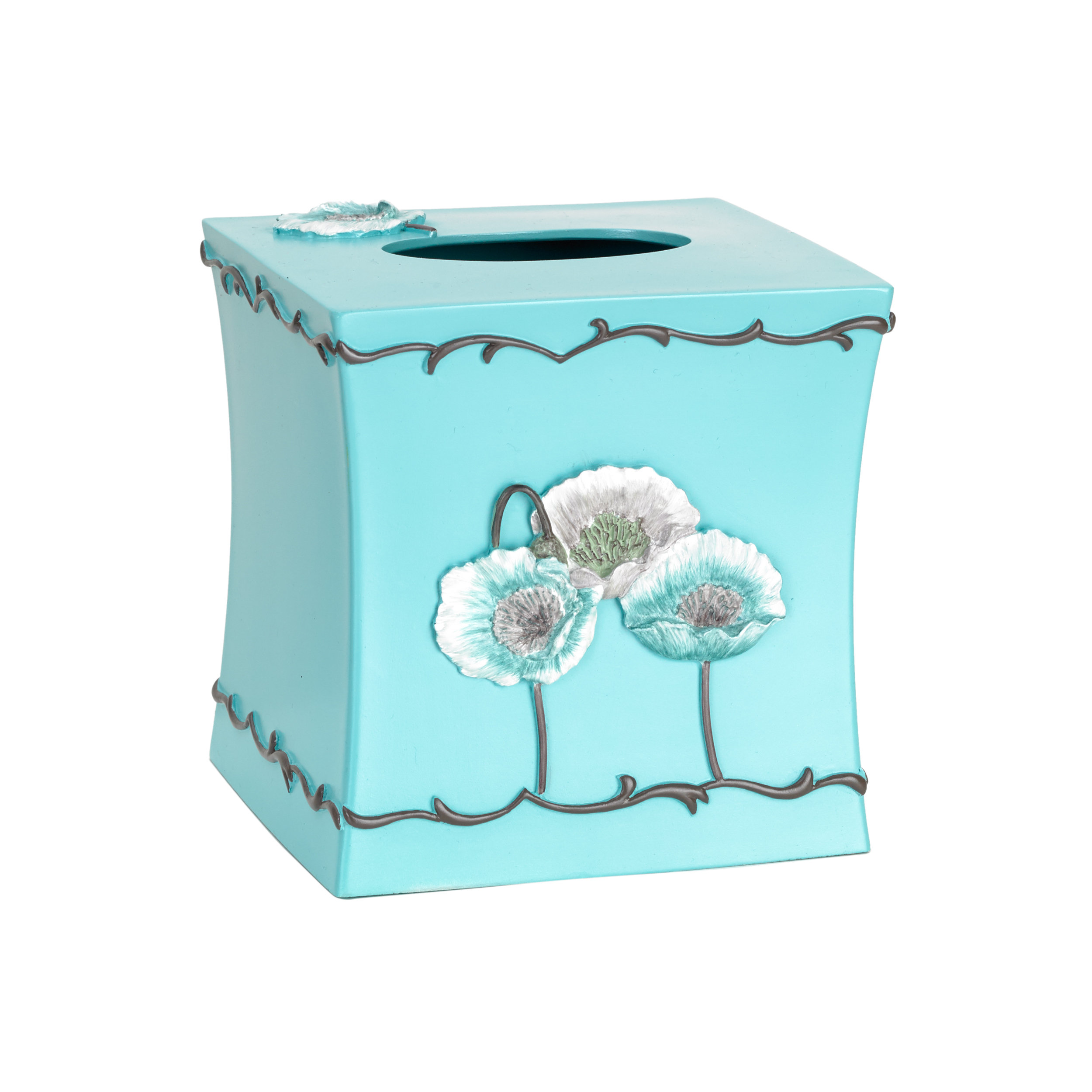 Winston Porter Campeaux Poppy Fields Tissue Box Cover & Reviews ...