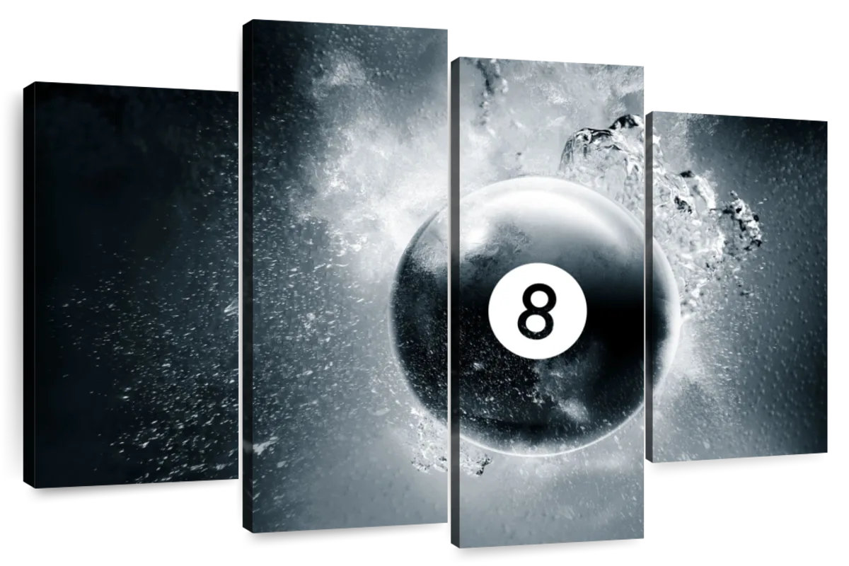 Ebern Designs Senne Eight Ball Water Drop | Wayfair