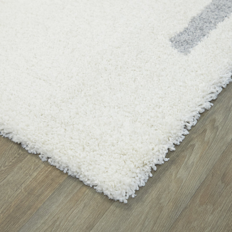 George Oliver Chantsong Abstract Shag Area Rug & Reviews | Wayfair