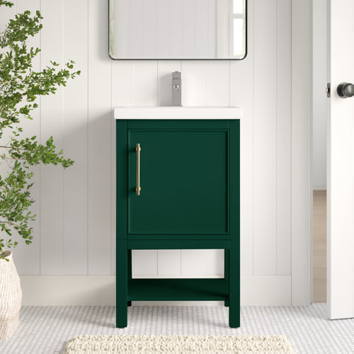 Green Bathroom Vanities You'll Love | Wayfair