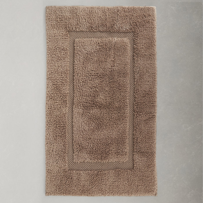 AllModern Aude Cotton Reversible Bath Rug | Wayfair