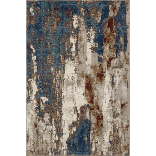17 Stories Semiha Abstract Rug & Reviews | Wayfair