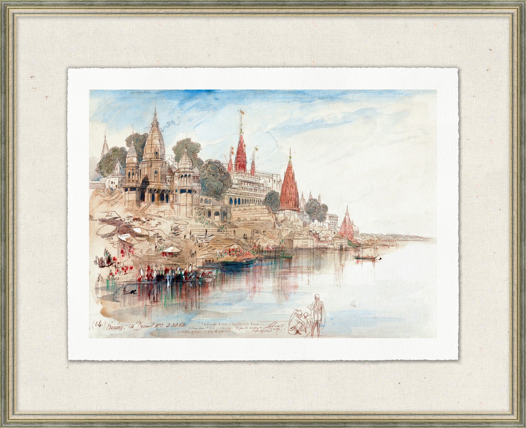 Wendover Art Group View from the Lagoon 2 - Picture Frame Painting ...