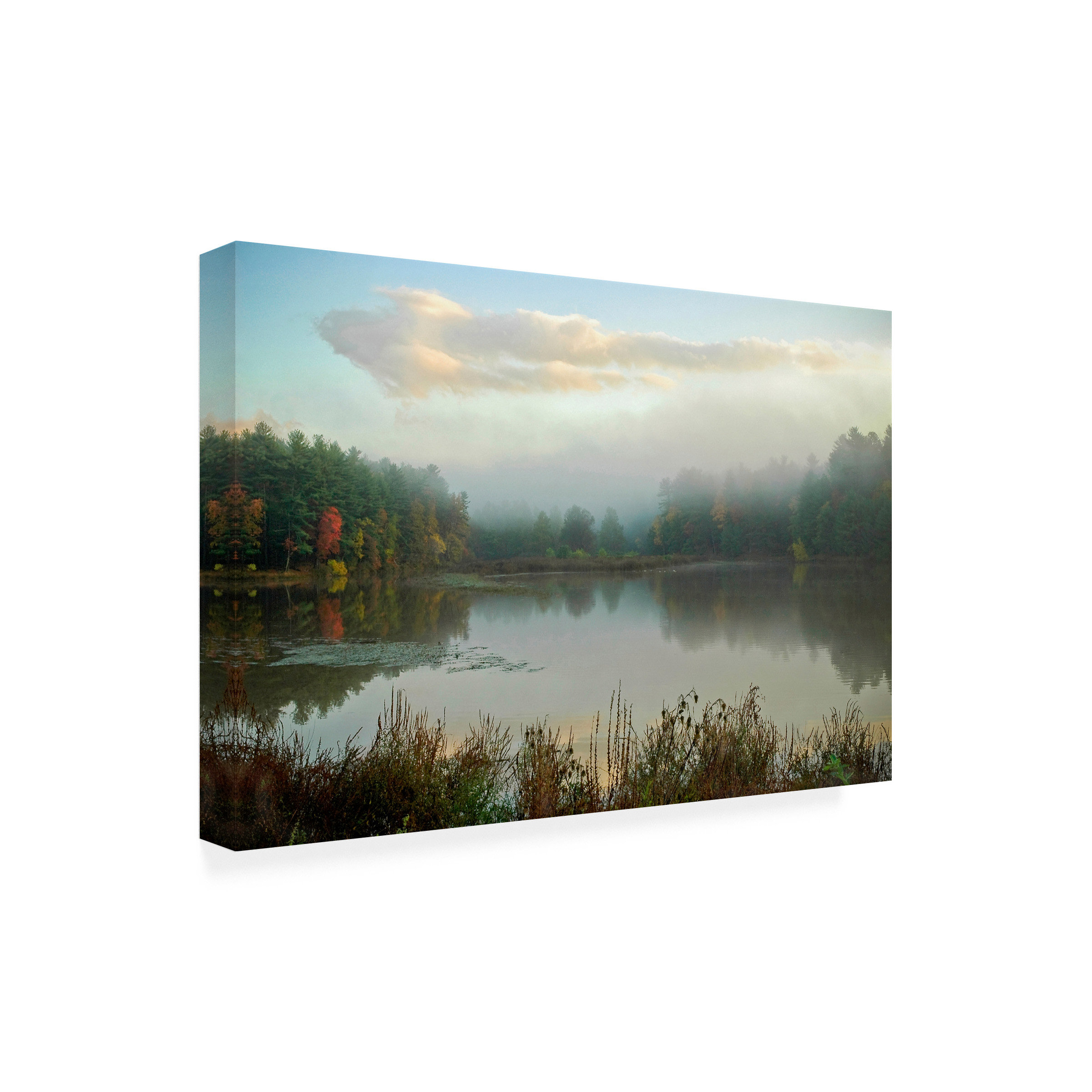 Millwood Pines Kelly Sinclair 'Kingston Reservoir' Canvas Art - Wayfair ...