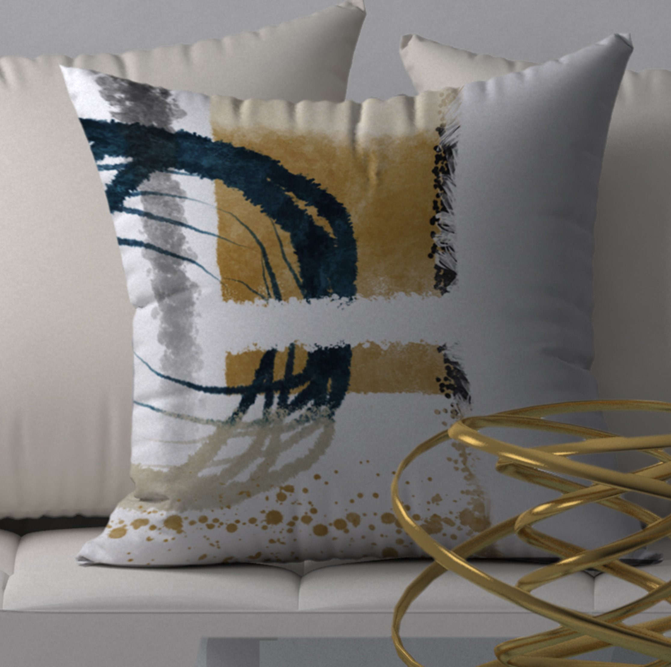 LeRoi Products Sizzling Gentle Decorative Square Pillow Cover & Insert ...