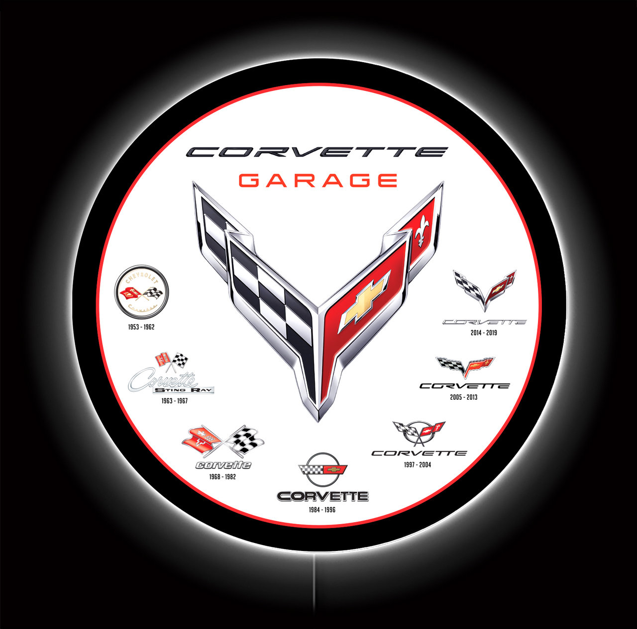 Latitude Run® LED CORVETTE FLAGS8 Signs | Wayfair