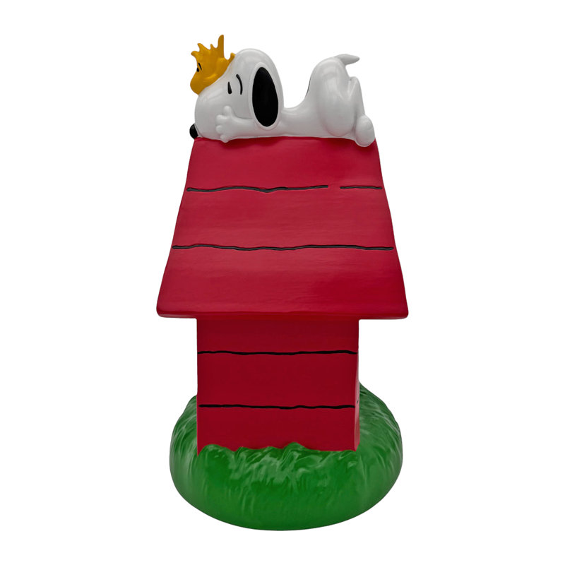 Back Yard Glory Backyard Glory Peanuts Snoopy and Woodstock on Doghouse ...