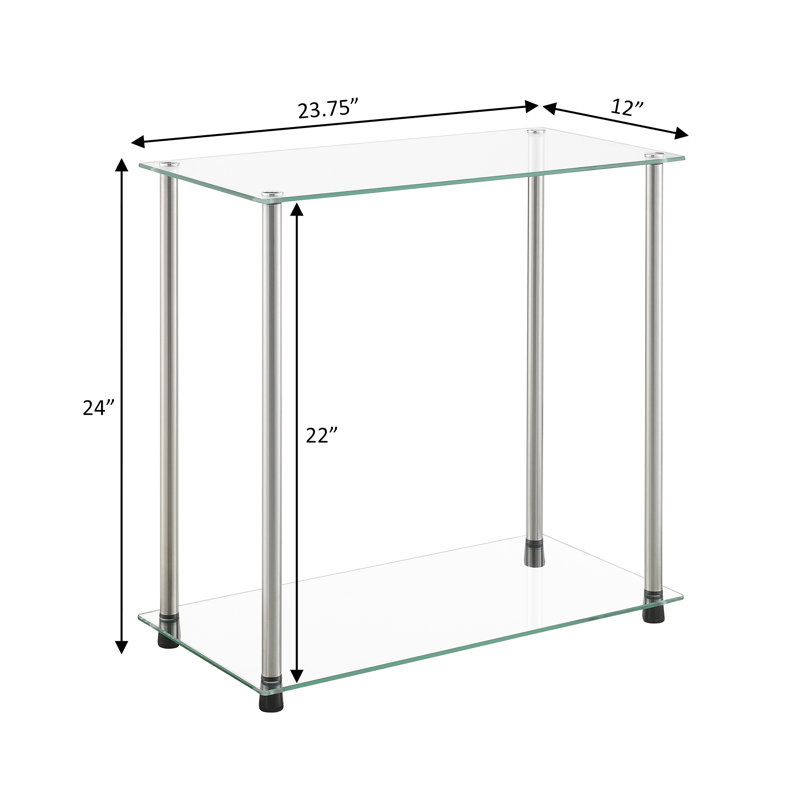 Ebern Designs Beckett Glass End Table & Reviews | Wayfair