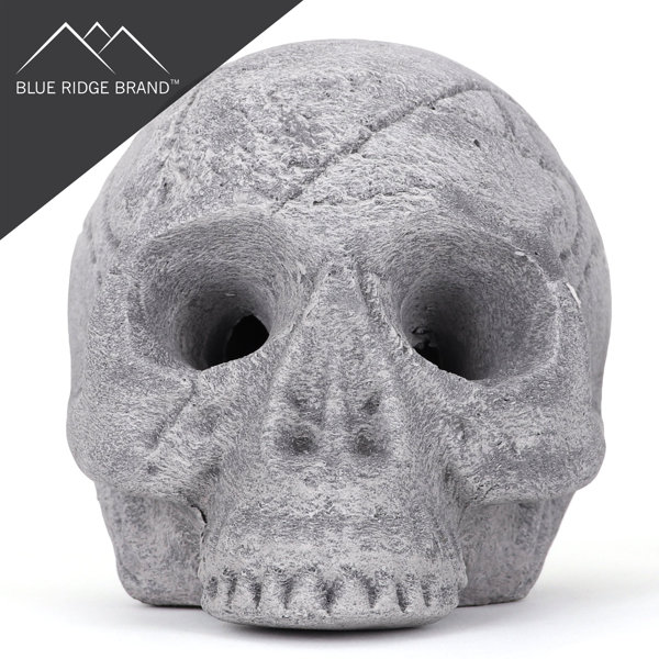 Blue Ridge Brand Skeleton Head/Skull Decor For Outdoor Fire Pit | Wayfair