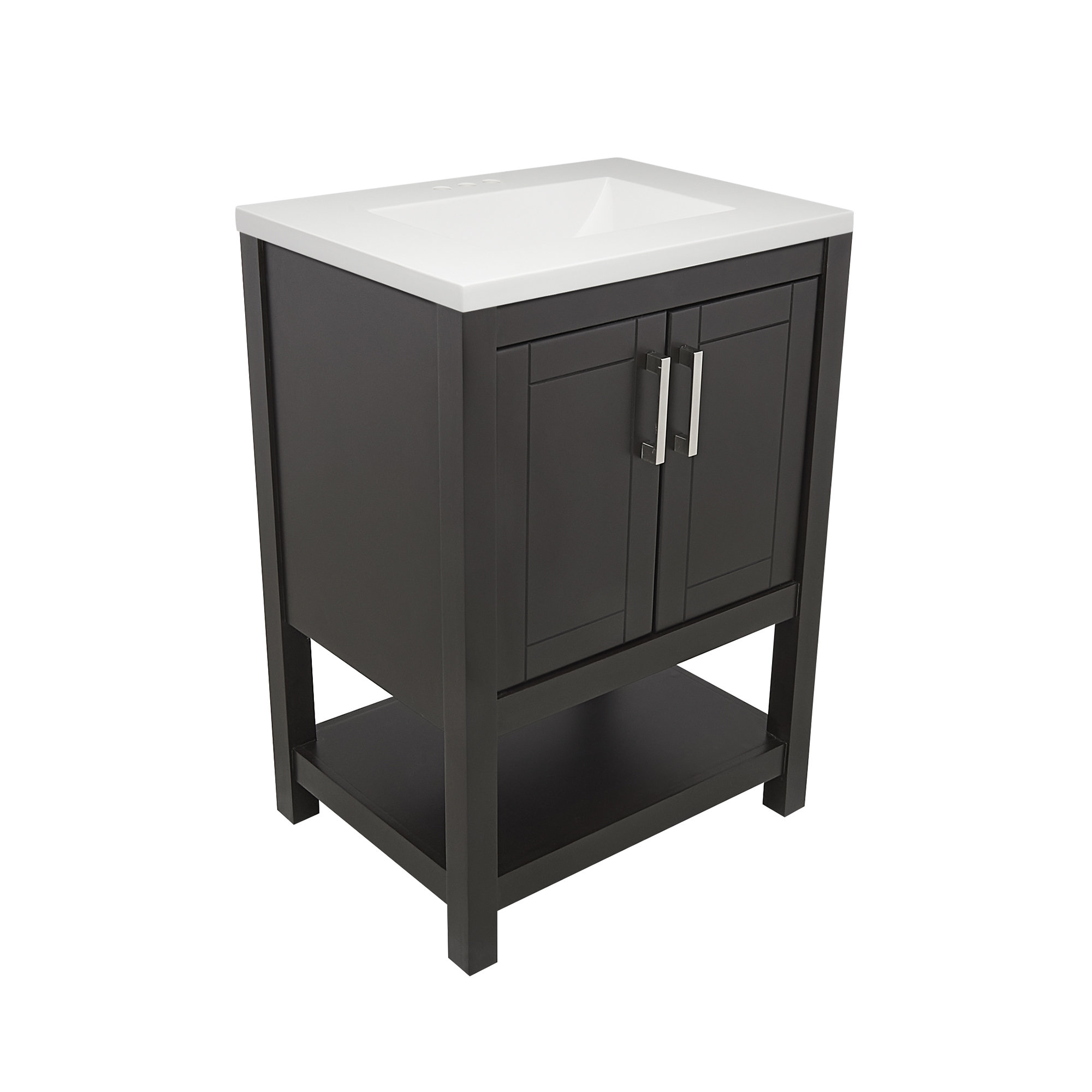 Ebern Designs Taos 25" Single Bathroom Vanity Set | Wayfair