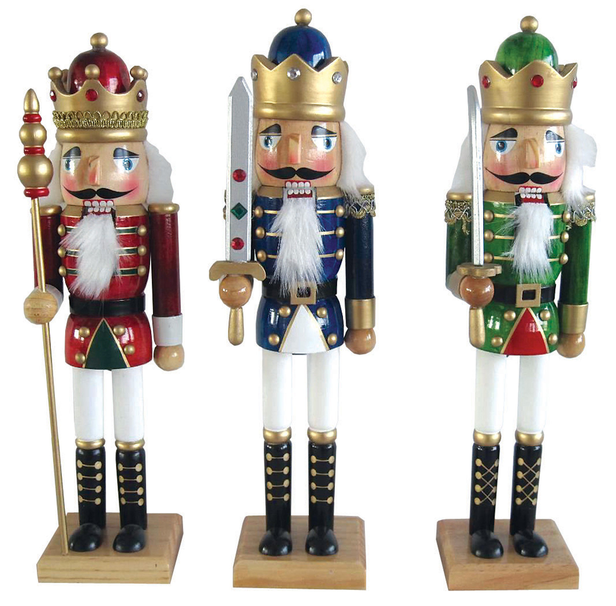 The Holiday Aisle® 15" Royal King Nutcrackers & Reviews | Wayfair