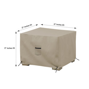 Breakwater Bay Heavy Duty Waterproof Outdoor Square Ottoman Deck Box ...