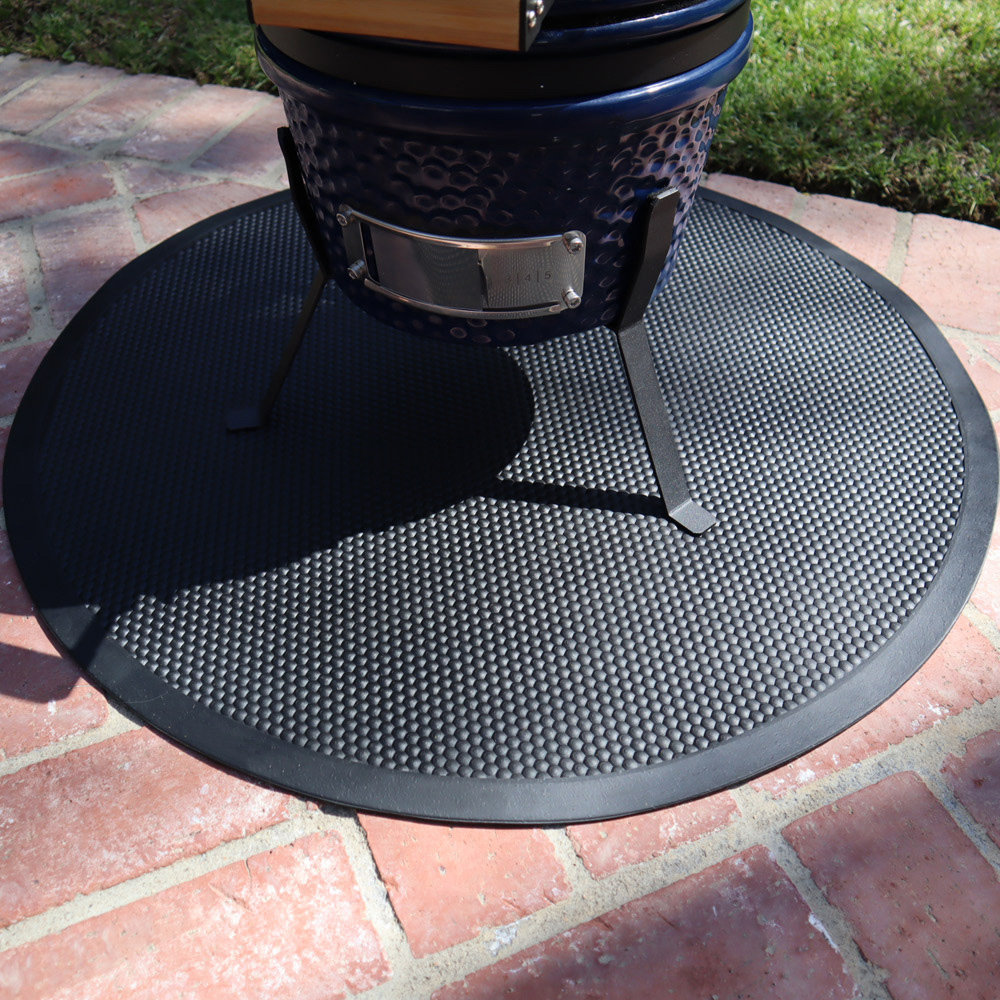 Rubber-Cal, Inc. 32'' W x 32'' D Rubber Floor Grill Mat & Reviews | Wayfair