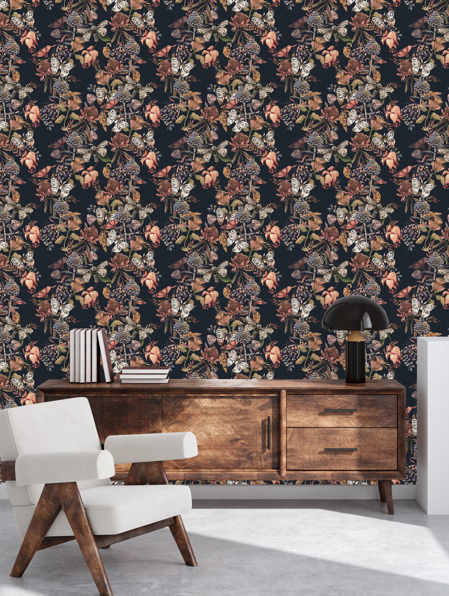 August Grove Izaaz Floral Wallpaper - Wayfair Canada