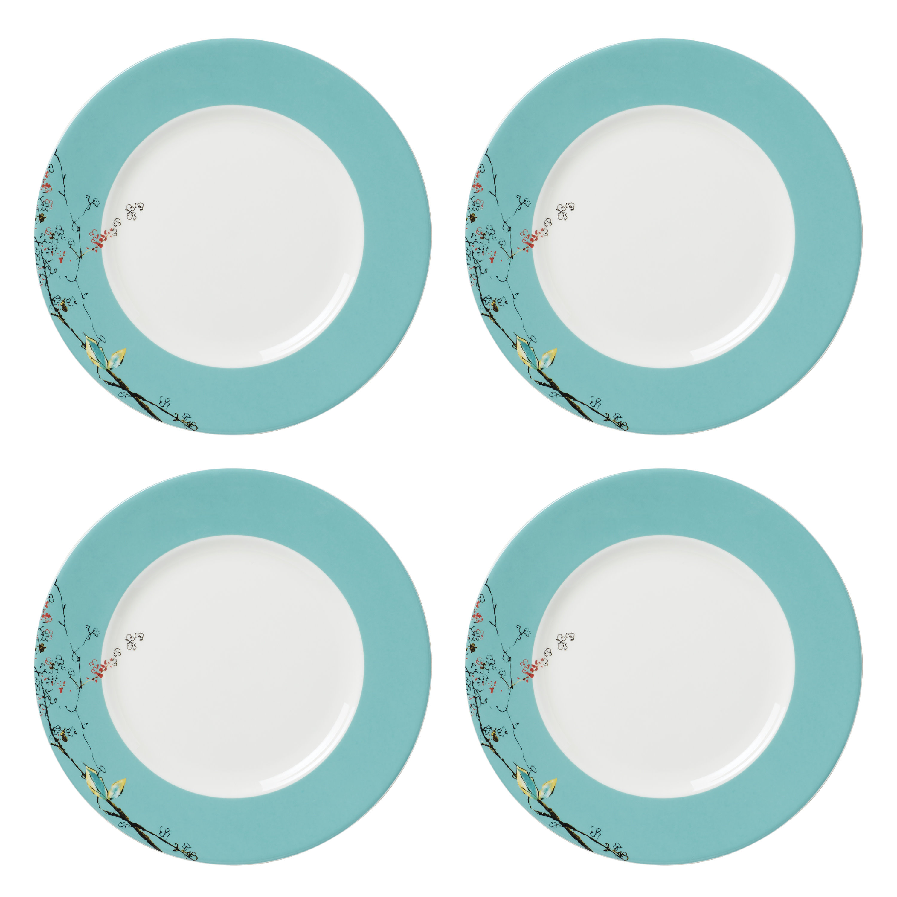 Lenox Chirp Dinner Plates, Set of 4 | Wayfair