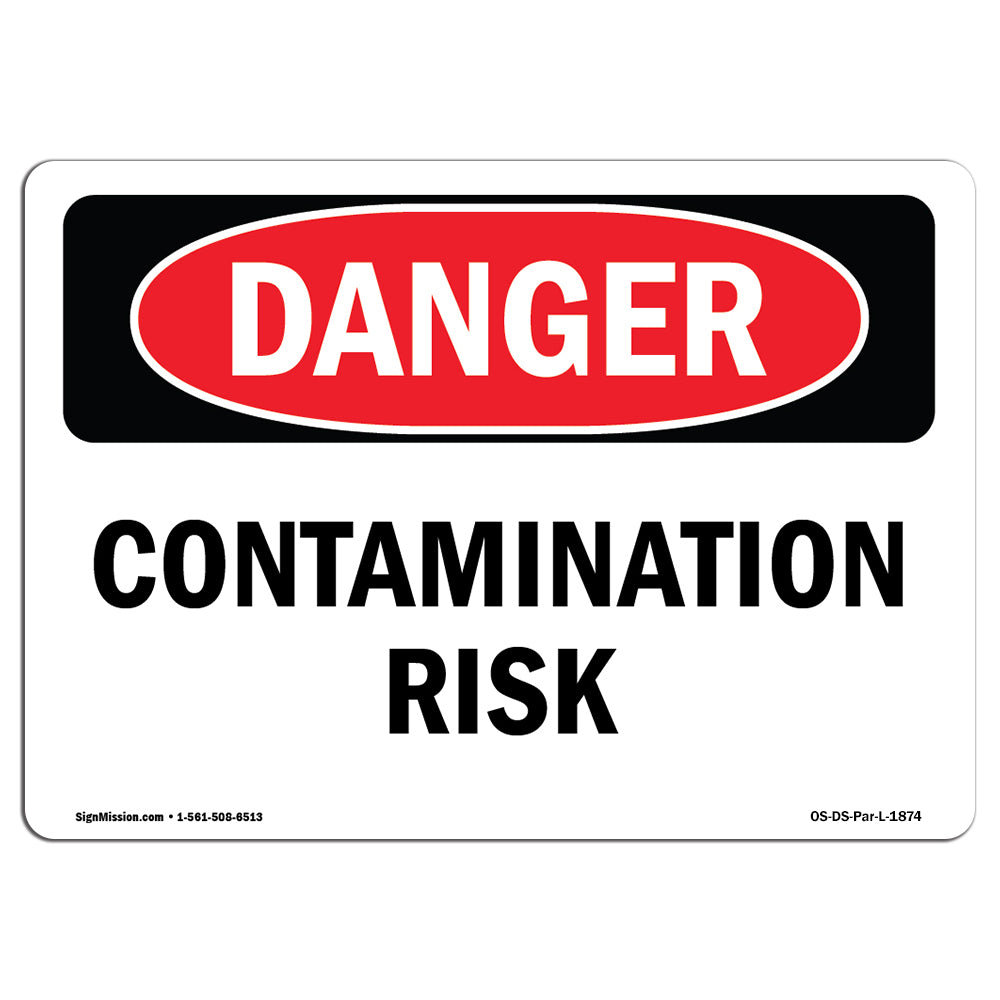 SignMission OSHA Danger Contamination Risk Sign - Wayfair Canada