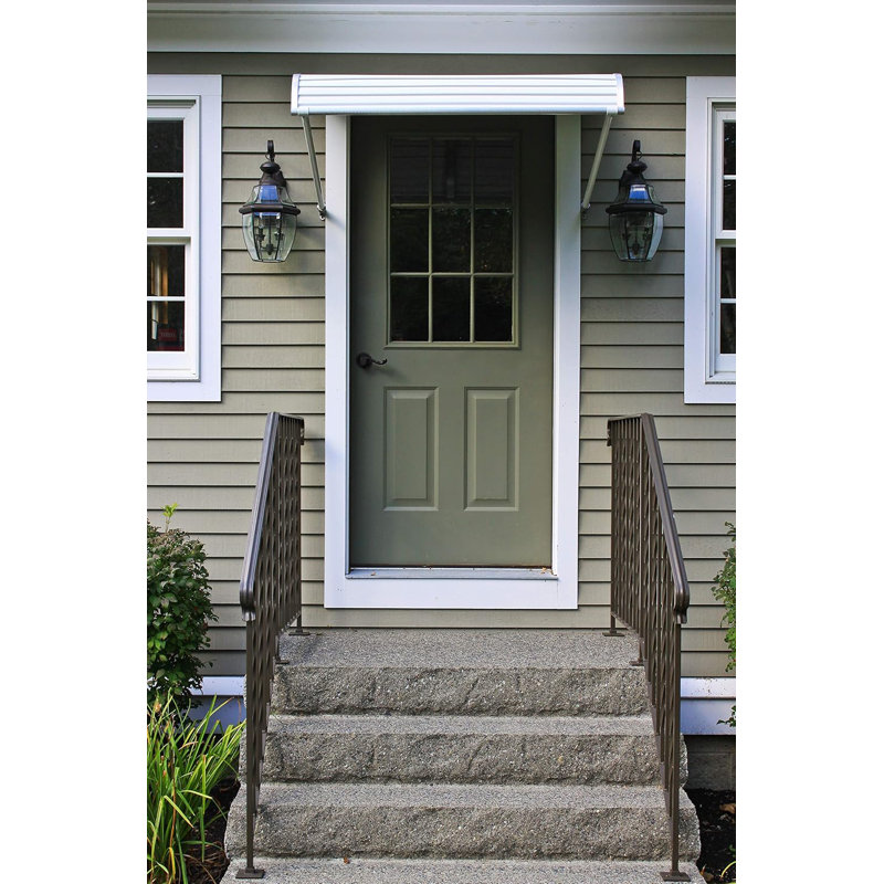 SHANXIQIANNA Awnings 48425 Series 2500 Aluminum Door Canopy with ...