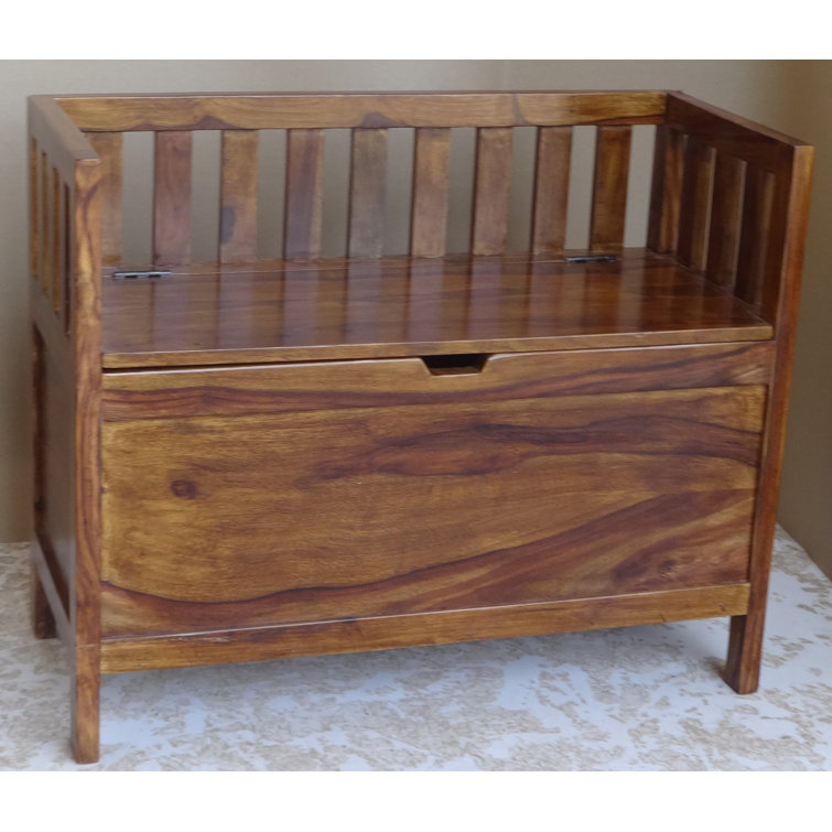 Ethnic Elements Solid Wood Storage Bench & Reviews | Wayfair.co.uk