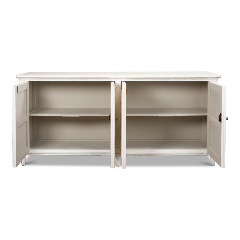 Sarreid Ltd Ribbon 78" Wide Pine Wood Sideboard | Wayfair