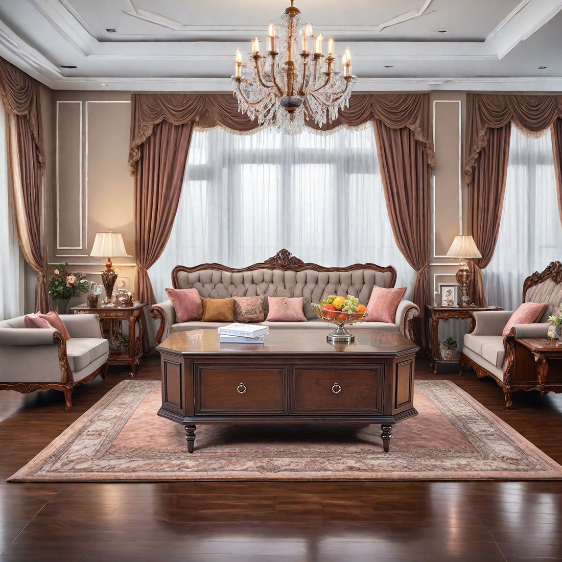 Canora Grey Solid Maple Coffee Table with High Wooden Legs | Wayfair