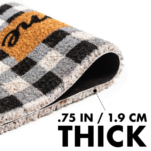 Rectangle Outdoor Door Mats You'll Love | Wayfair