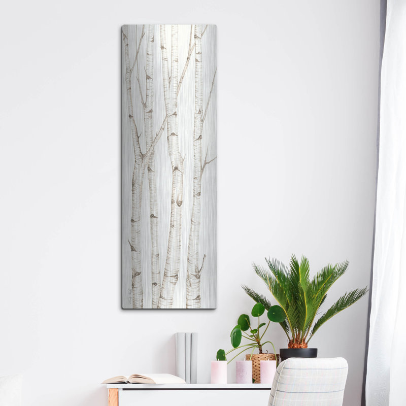 Latitude Run® " Birch Trees III " by Cindy Jacobs | Wayfair
