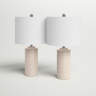 Three Posts™ Henrietta Textured Ceramic Table Lamp Set & Reviews | Wayfair