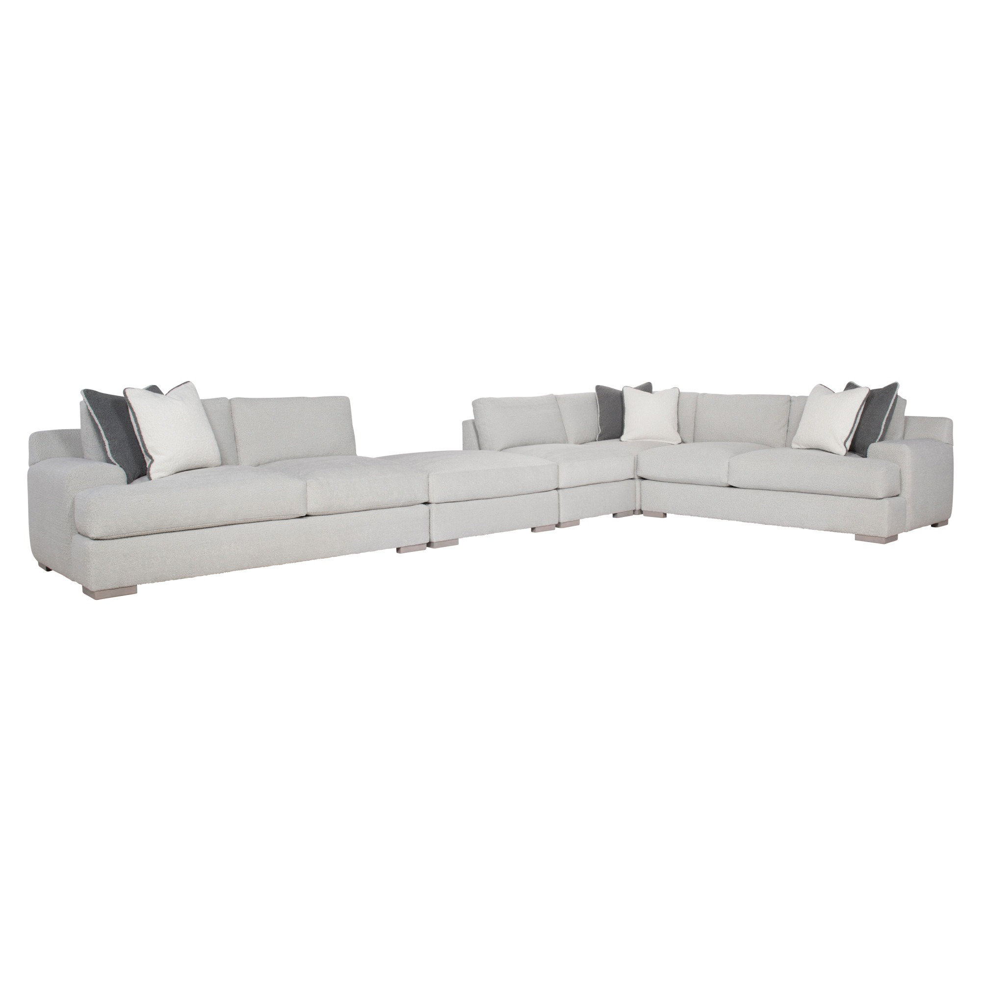 Bernhardt Andie 180" Wide Right Hand Facing Modular Corner Sectional