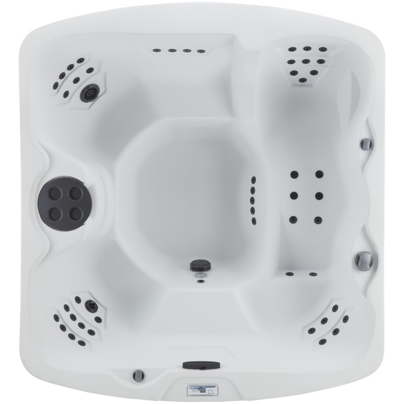 Lifesmart Spas LS550 Plus 230 Volt 5-Person 65-Jet Rectangle Hot Tub ...