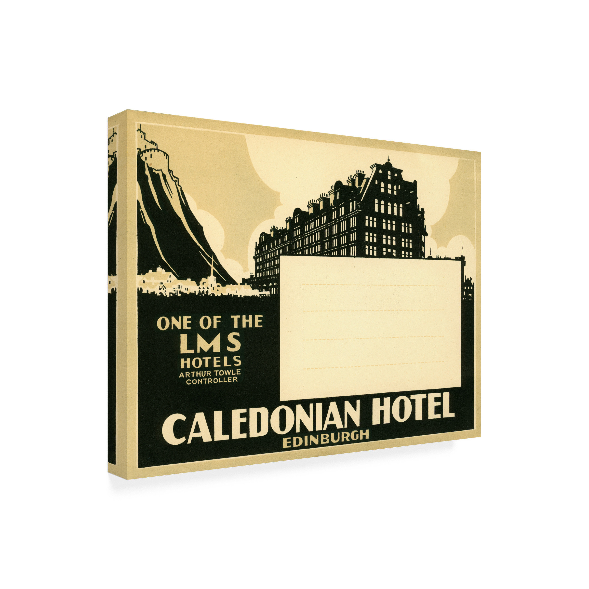 Trinx Caledonian Hotel Edinburg On Canvas by Print Collection Print ...