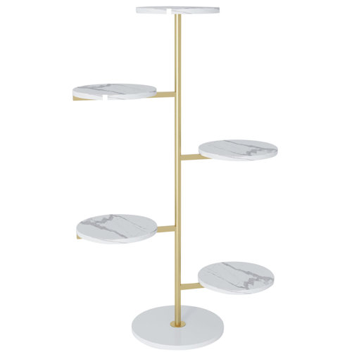 Gold Plant Stands & Tables You'll Love | Wayfair