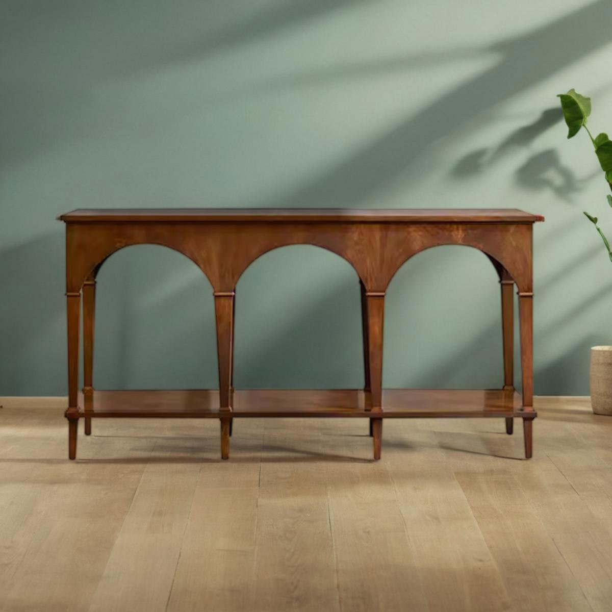 SMI Cabinetry Inc 62.99" Brown Rectangular Solid + Manufactured Wood ...