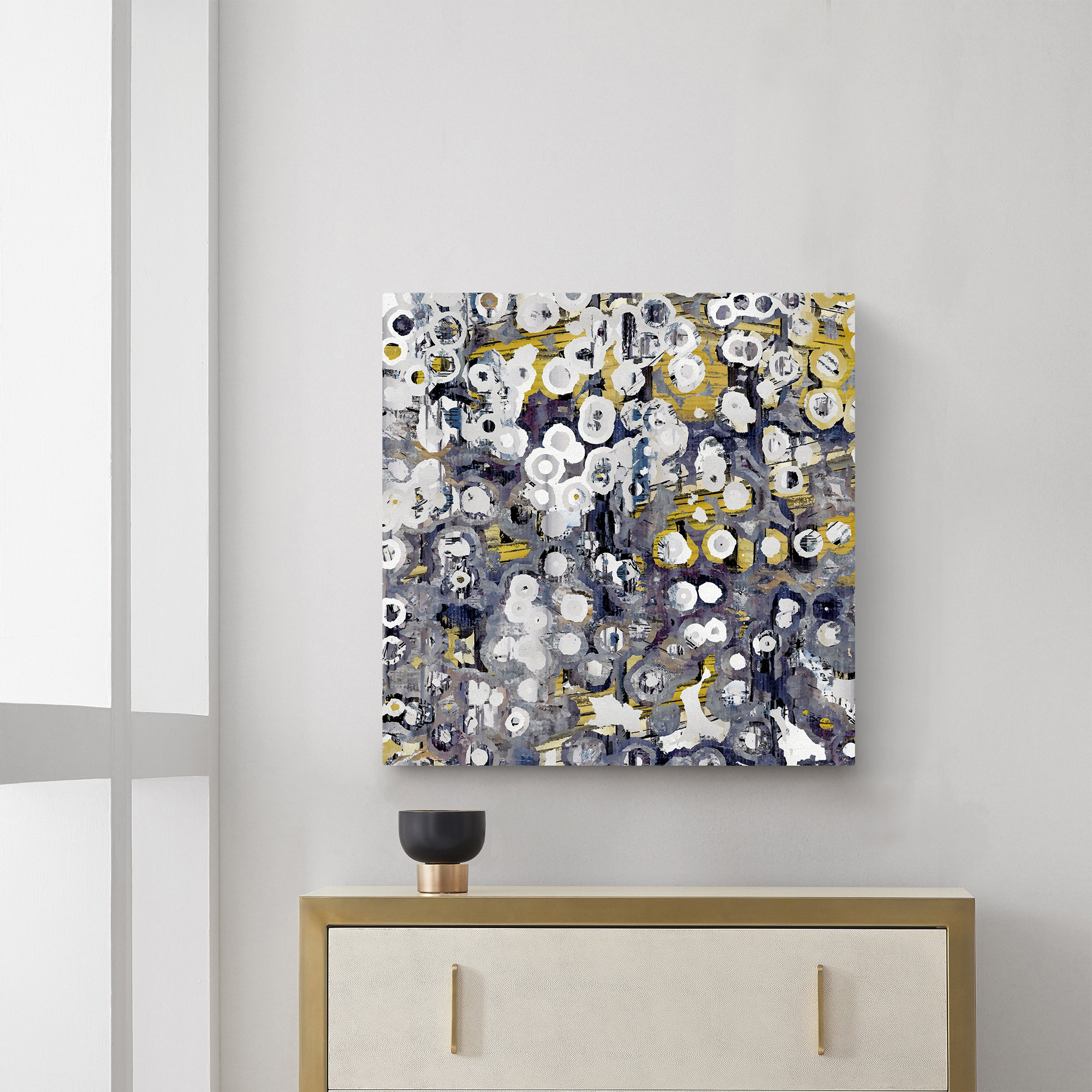 Everly Quinn Ghetto Rain II - Wrapped Canvas Painting | Wayfair