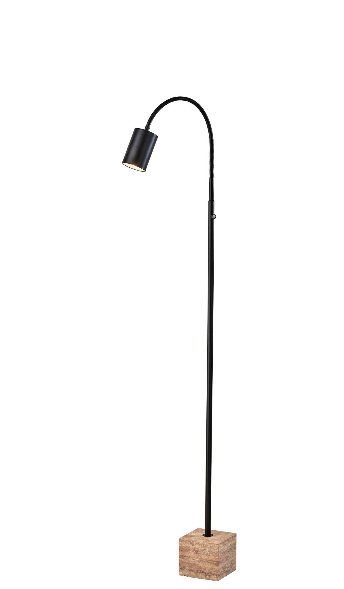 AllModern Calisto 59'' Black Task Floor Lamp | Wayfair