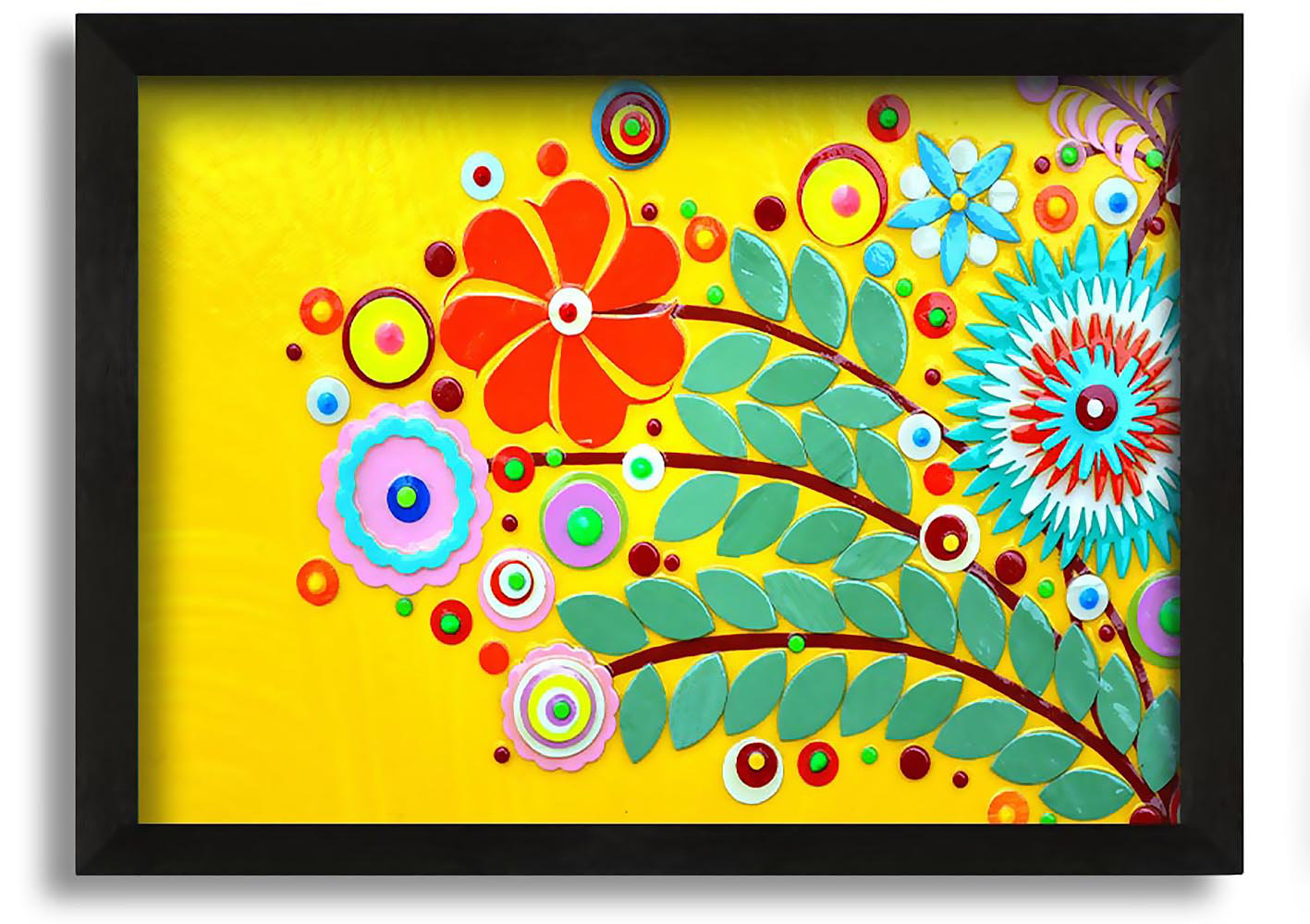 Ophelia & Co. Circus Flowers - Picture Frame Graphic Art on Canvas ...