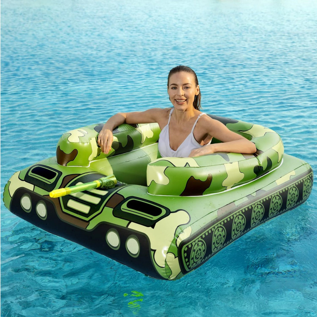 DESIGN SHOP BY SHELL Inflatable Tank Pool Floats Adults - Pool Floaties ...