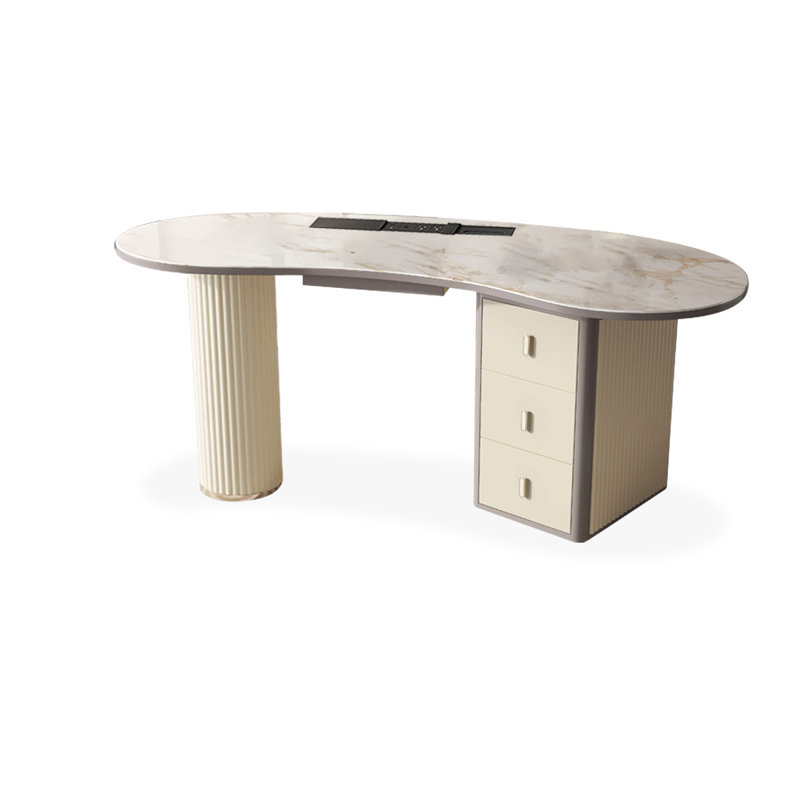 Wardrobe Trendsetter Curved Writing Desk | Wayfair