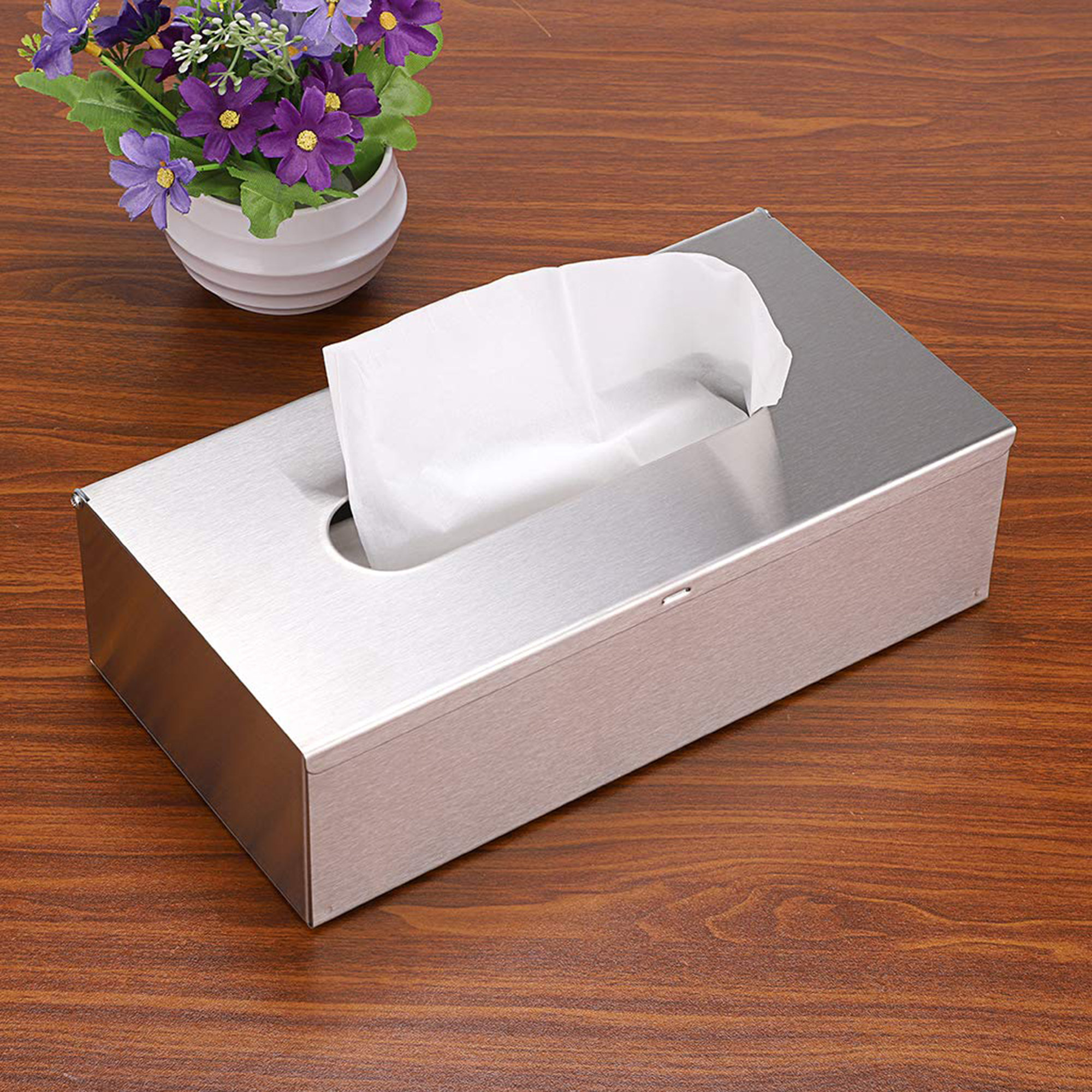 Rebrilliant Stainless Steel Tissue Box Cover - Wayfair Canada