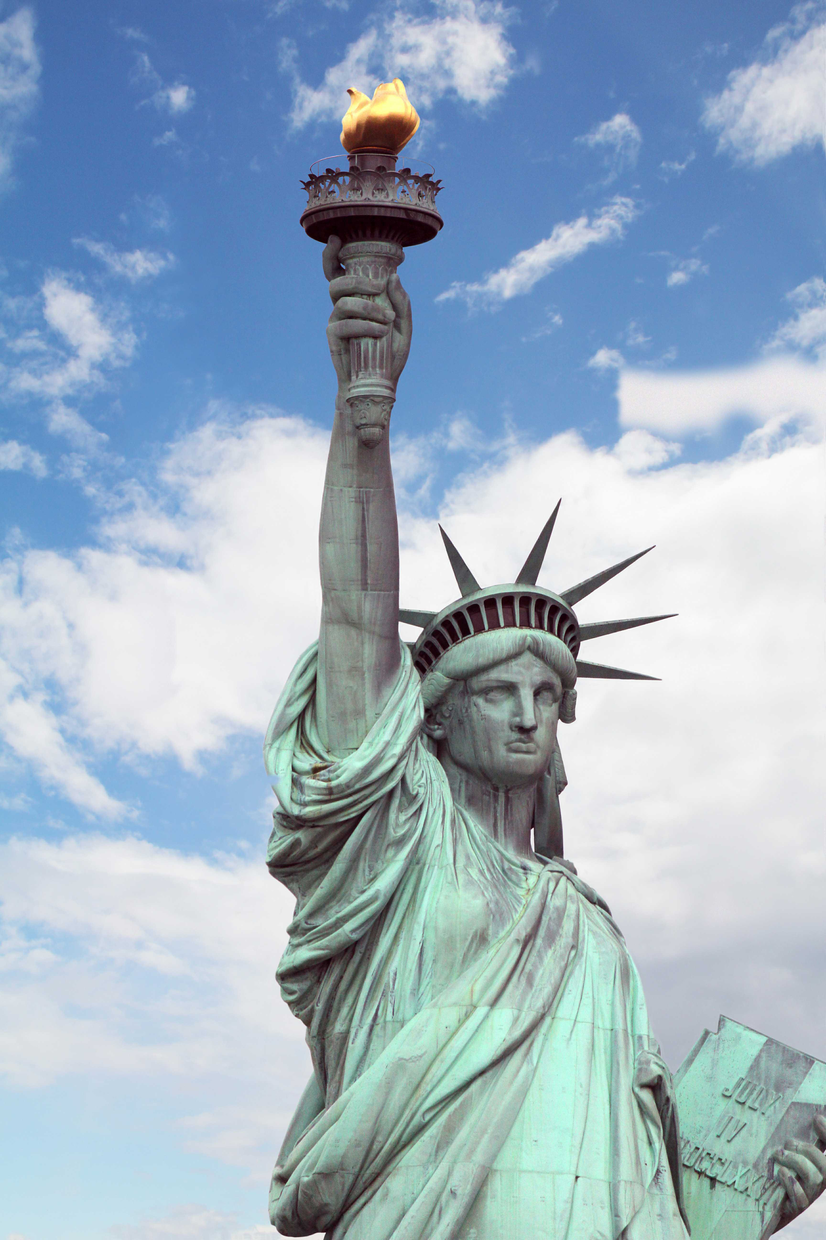 Ebern Designs Lady Liberty by Judydillon - Wrapped Canvas Photograph ...