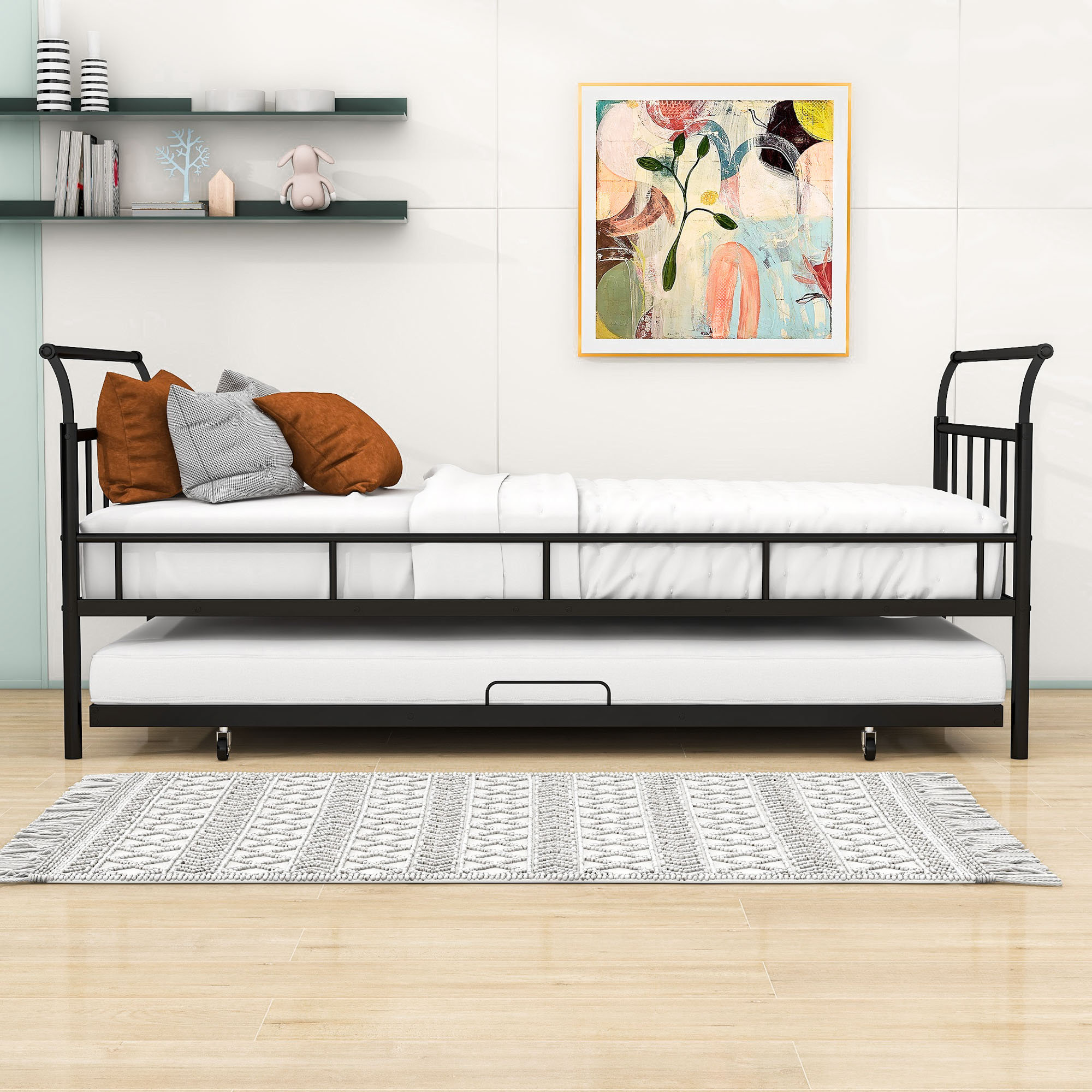 Mercer41 Labat Metal Open-Frame Bed | Wayfair