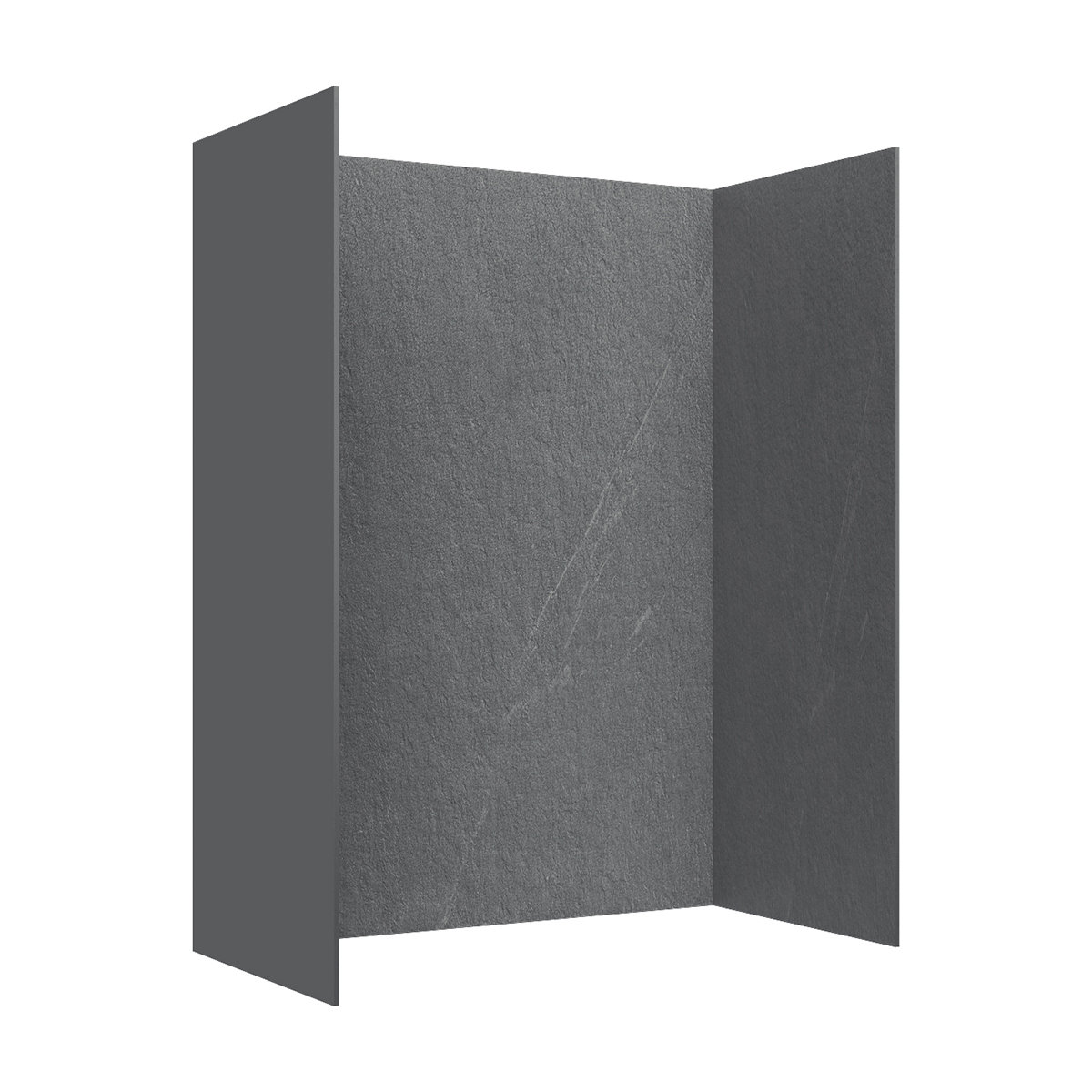 A&E Bath and Shower Mistelle 60 In. W X 36 In. D X 86 In. H Grey Stone ...