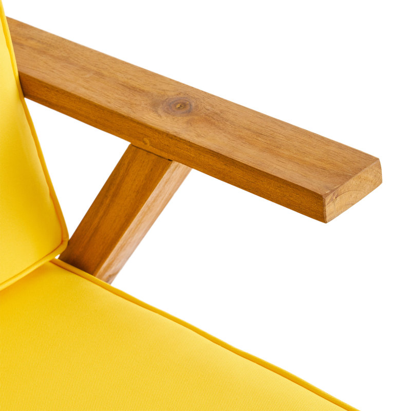 George Oliver Bankston Outdoor Rocking Chair with Cushions "& Reviews ...