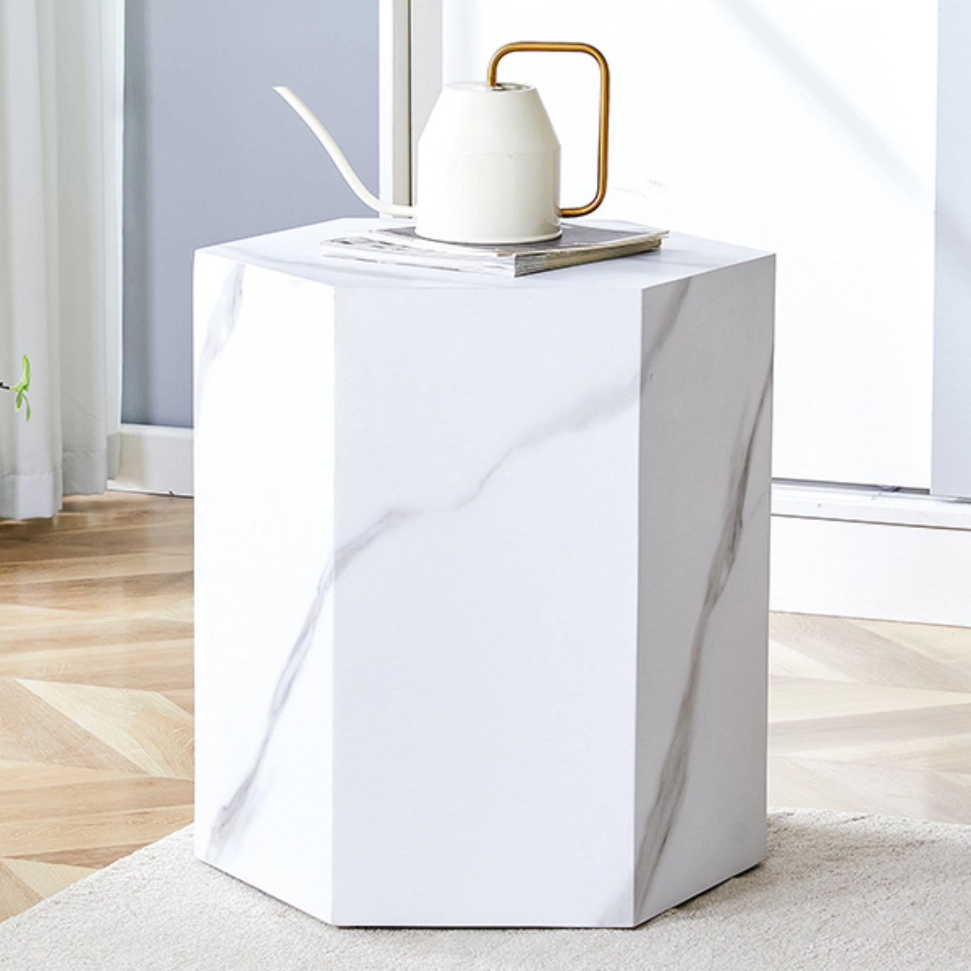 Wrought Studio Modern MDF Coffee Table, With Complex Texture Patterns ...