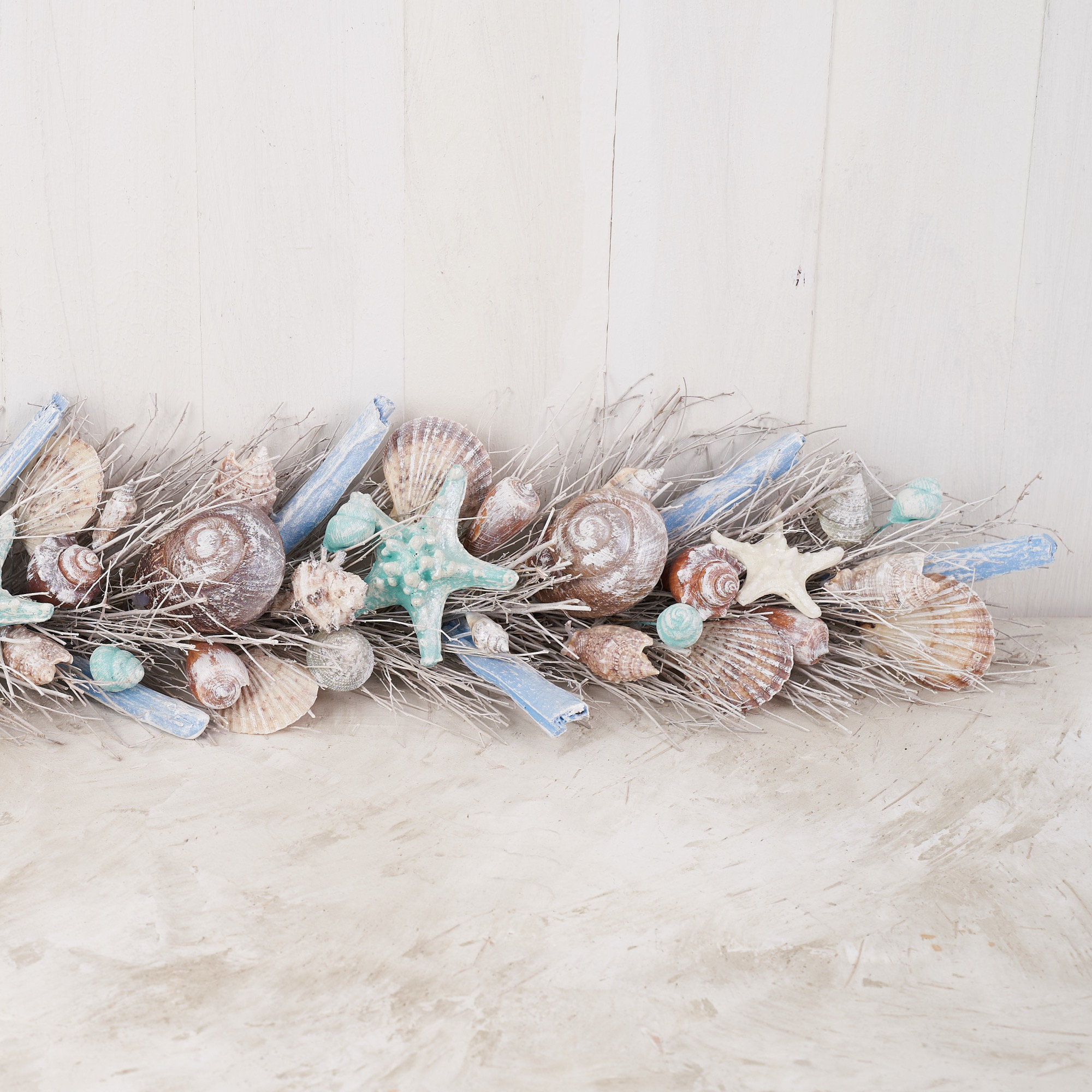 Rosecliff Heights 4ft Coastal Shell Garland & Reviews | Wayfair