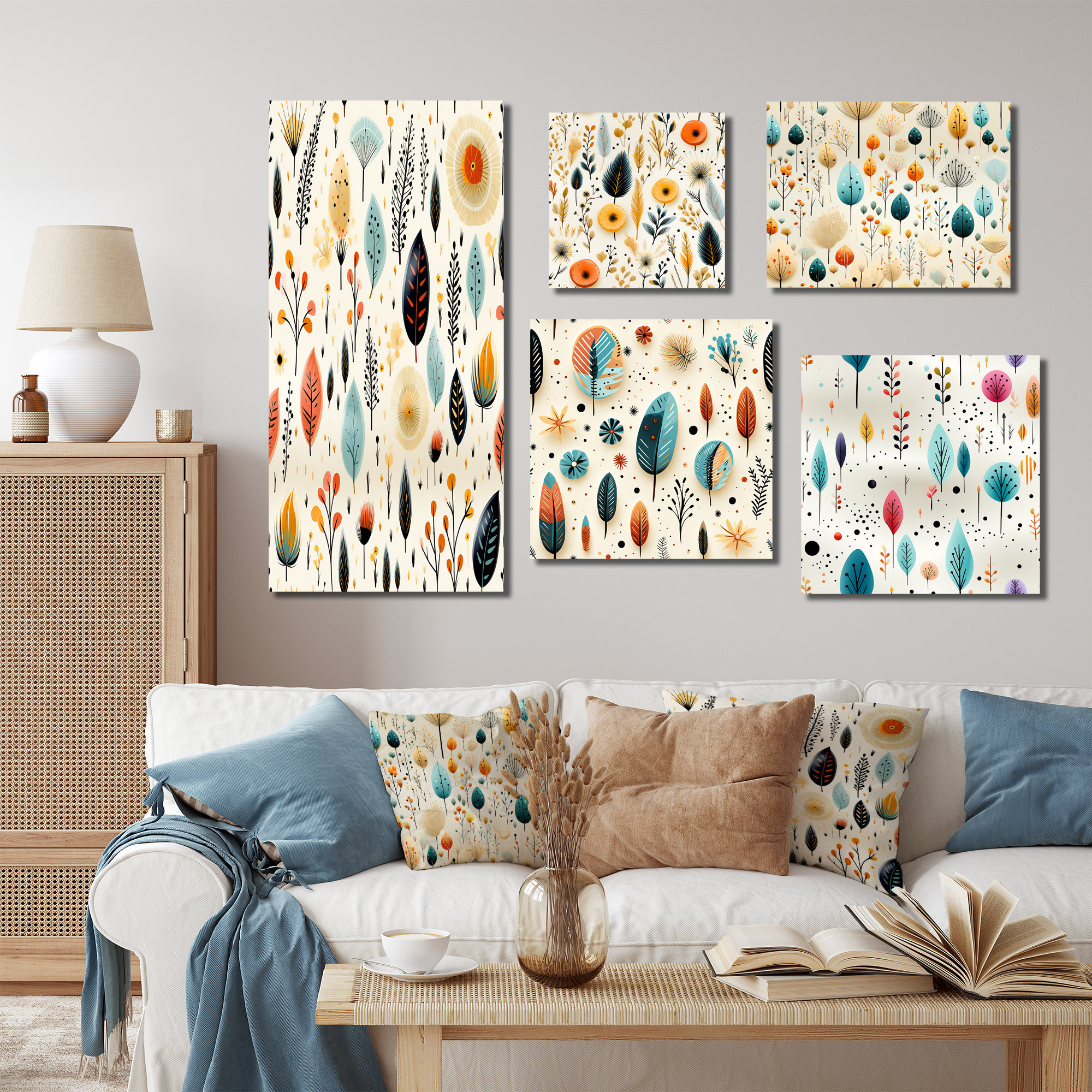 eclectic wall art set