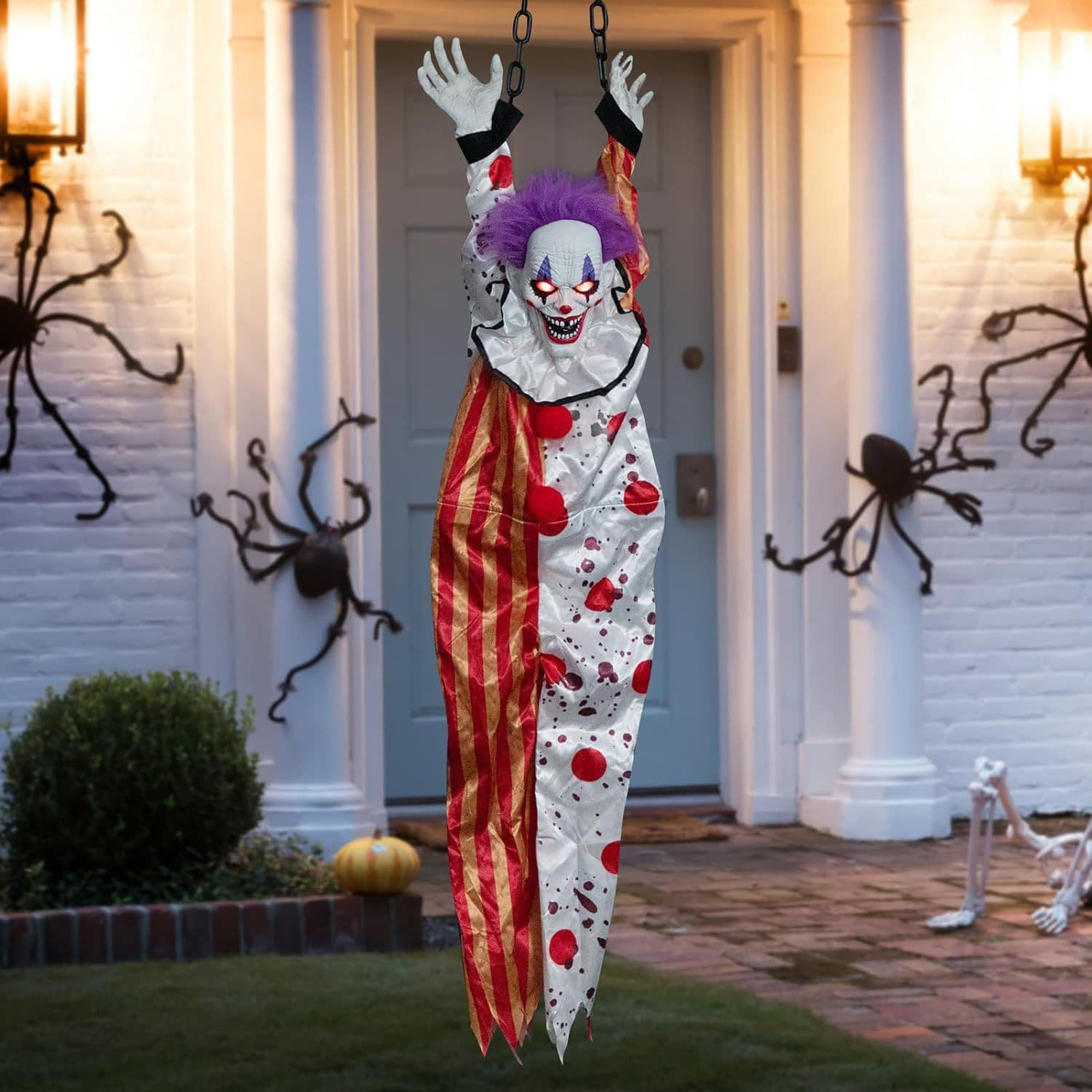 The Holiday Aisle® Animated Hanging Clown for Halloween. - Wayfair Canada