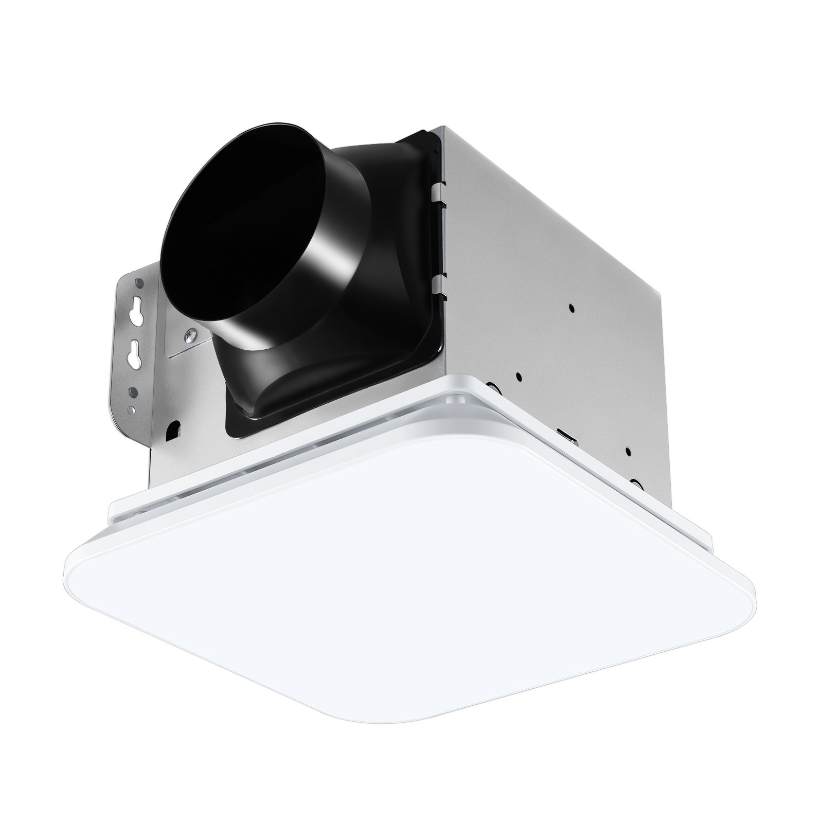 Zomagas 110 Cfm Quiet Bathroom Exhaust Fan With Light With 3 Color ...