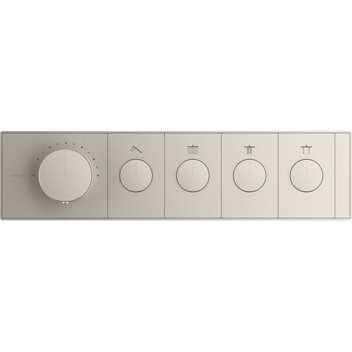 Kohler Anthem Four-Outlet Thermostatic Valve Control Panel With ...