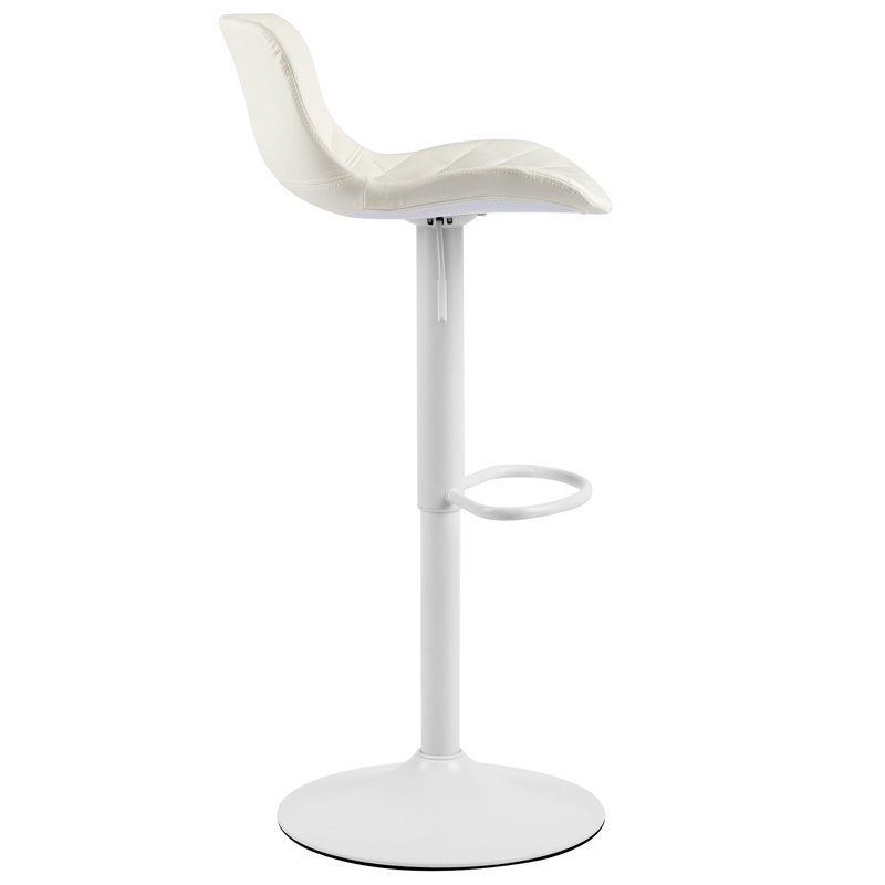 Wade Logan® Beora Swivel Adjustable Height Bar Stool & Reviews | Wayfair
