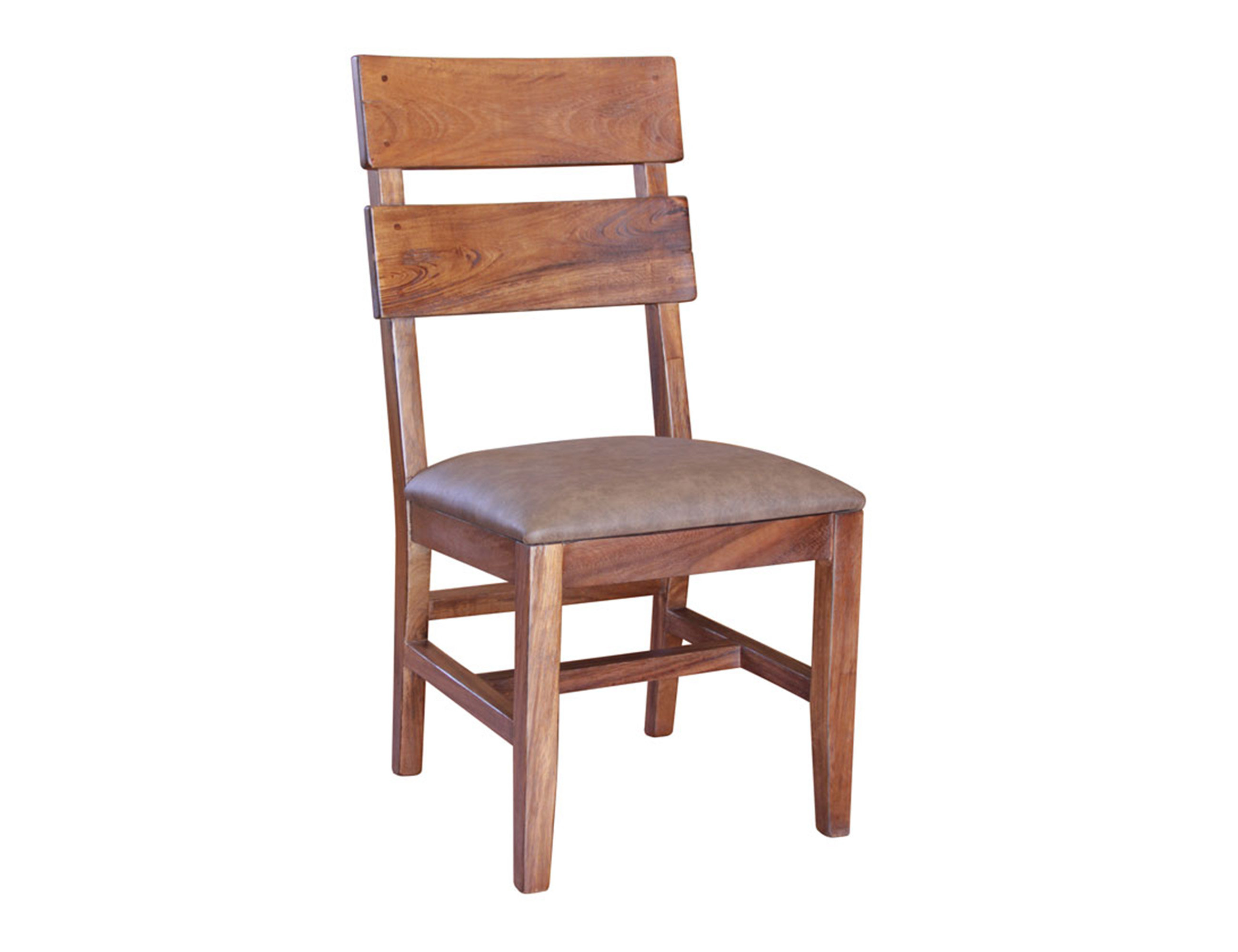Millwood Pines Dobby Chair With Solid Wood - Faux Leather Seat ...